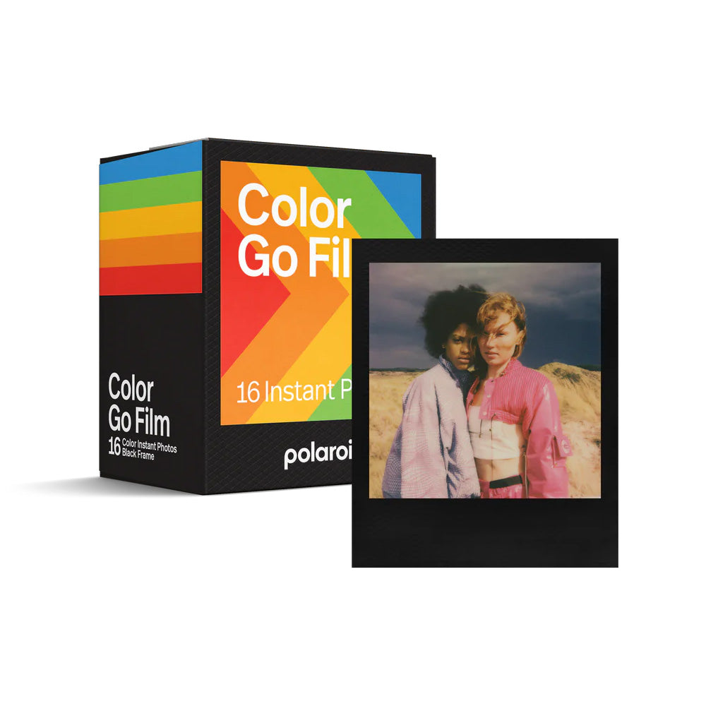 Polaroid Go Film - Black Frames - Double Pack - 16 Photos (SHORT DATED